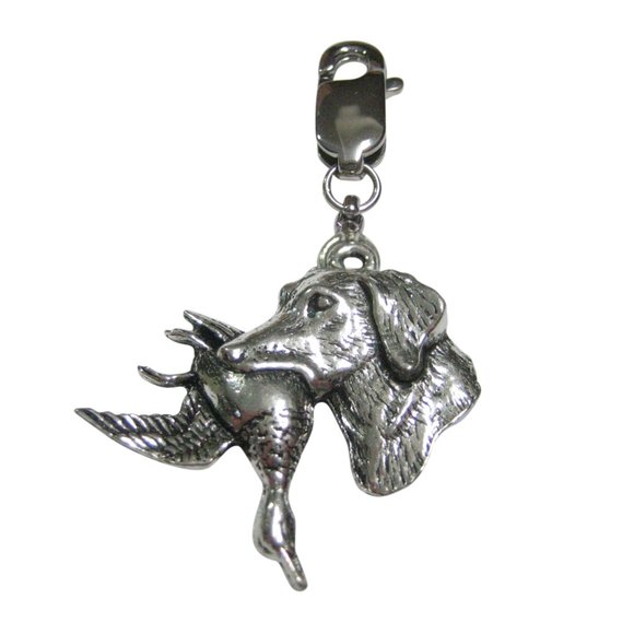 Kiola Designs | Accessories | Labrador Dog With Duck Pendant Zipper ...